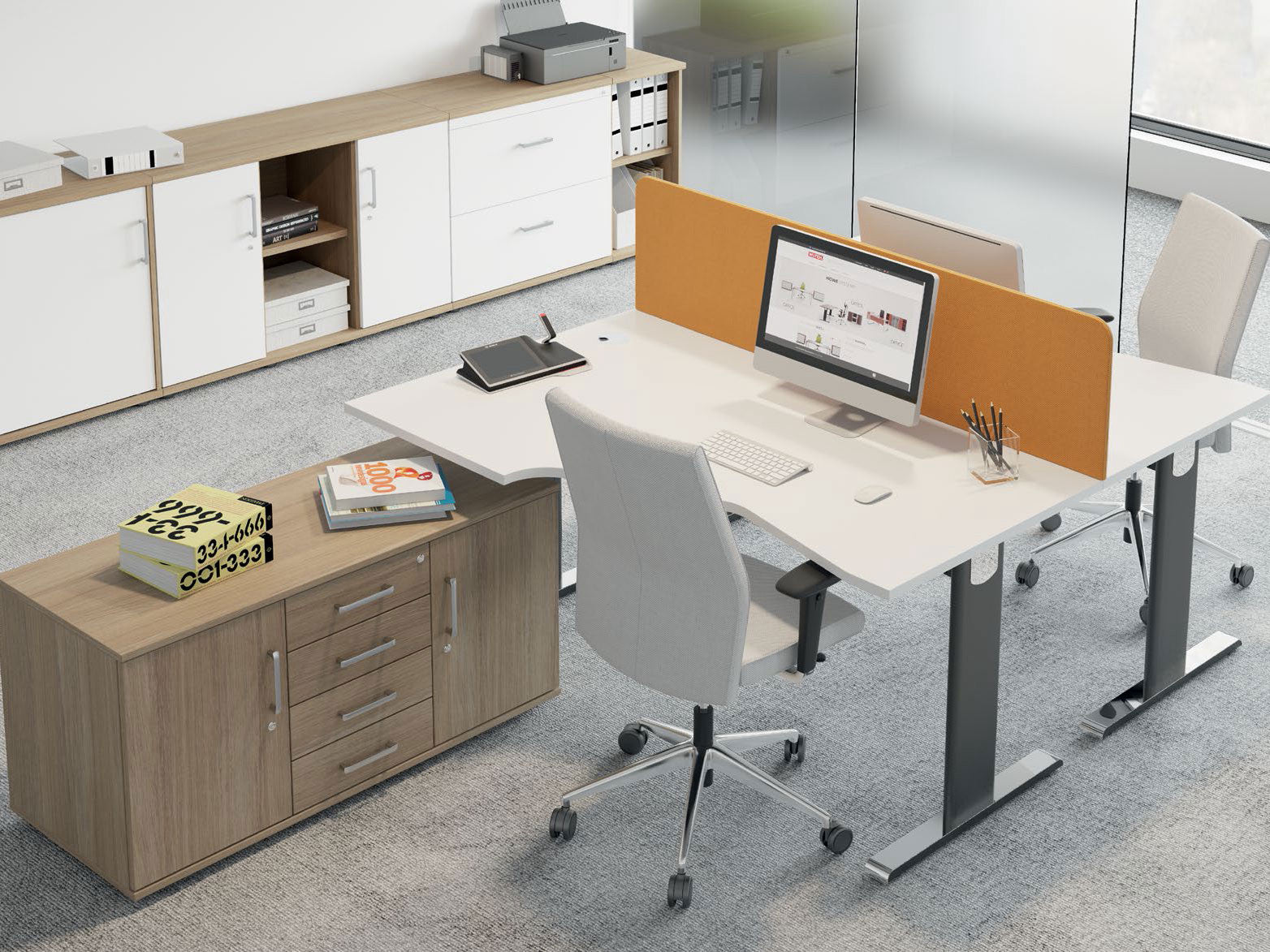Single Desks – OfficeFitOuts.ie
