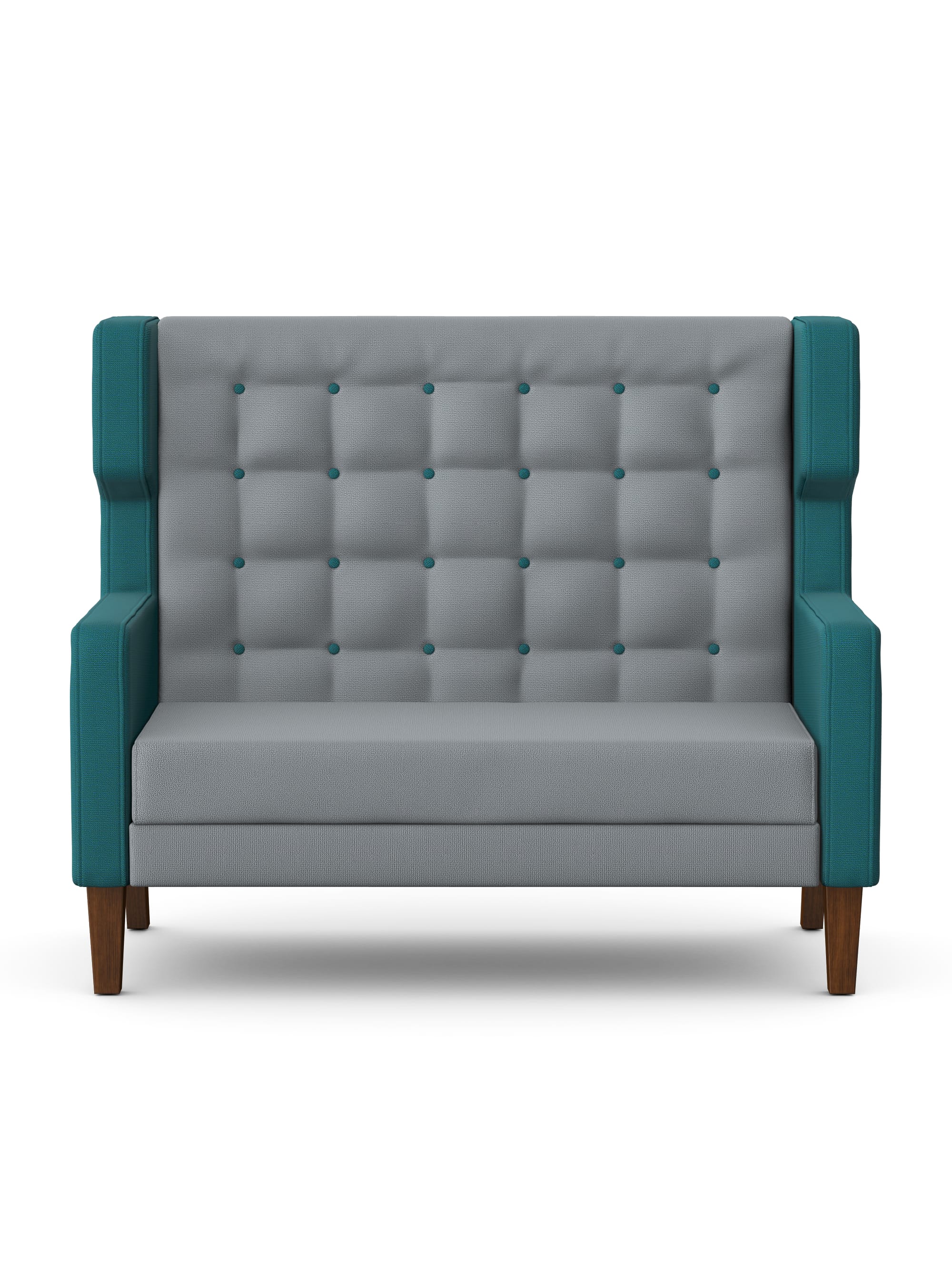 MILES - Wingback Two Seat Sofa – OfficeFitOuts.ie