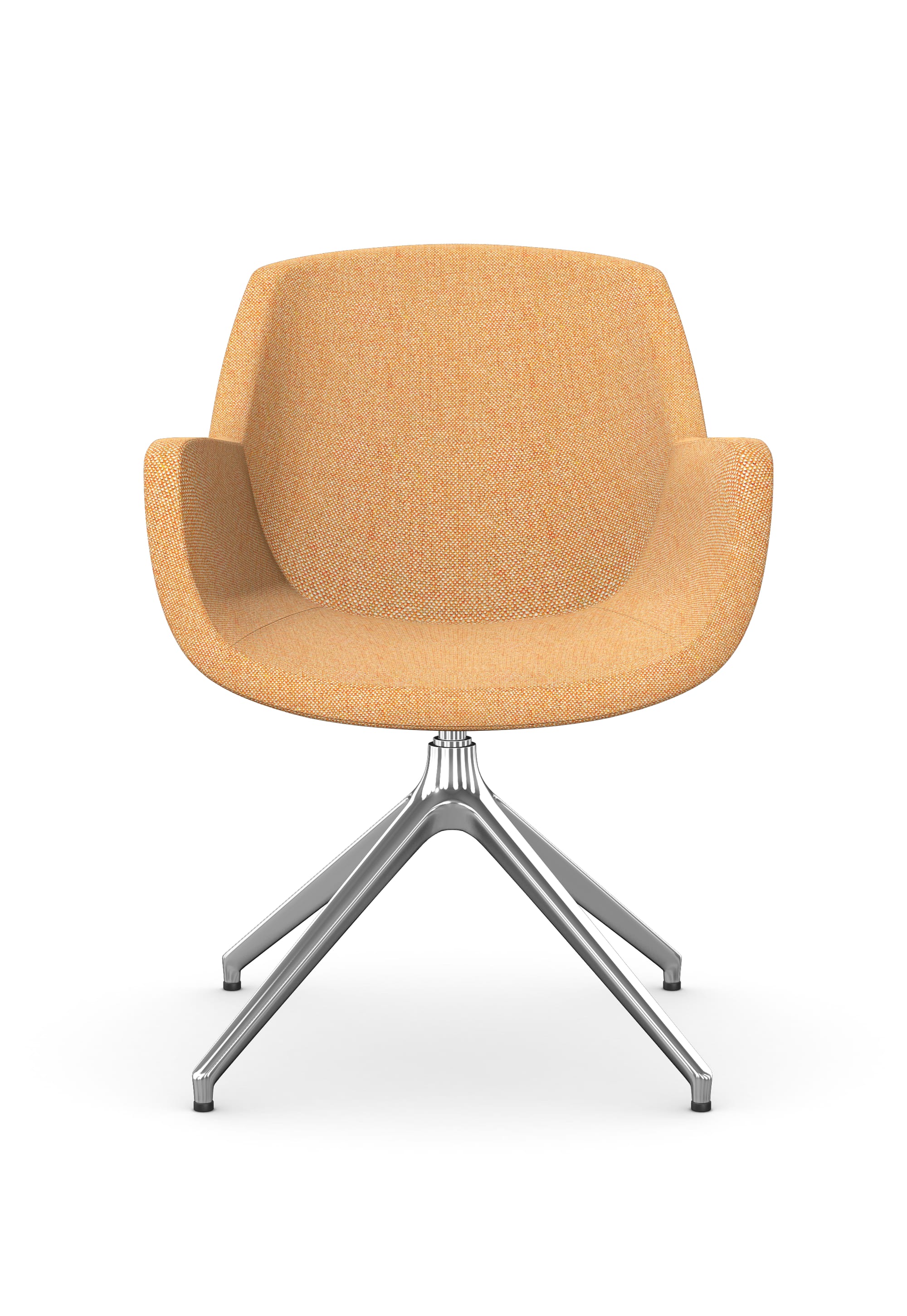 TIANA - Chair, Pyramidal Aluminium Base – OfficeFitOuts.ie